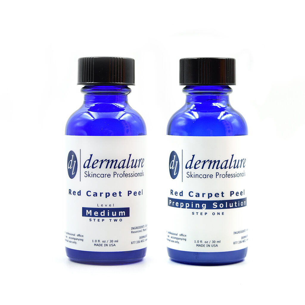 Red Carpet Peel (Potent) + Prep Solution - Dermalure