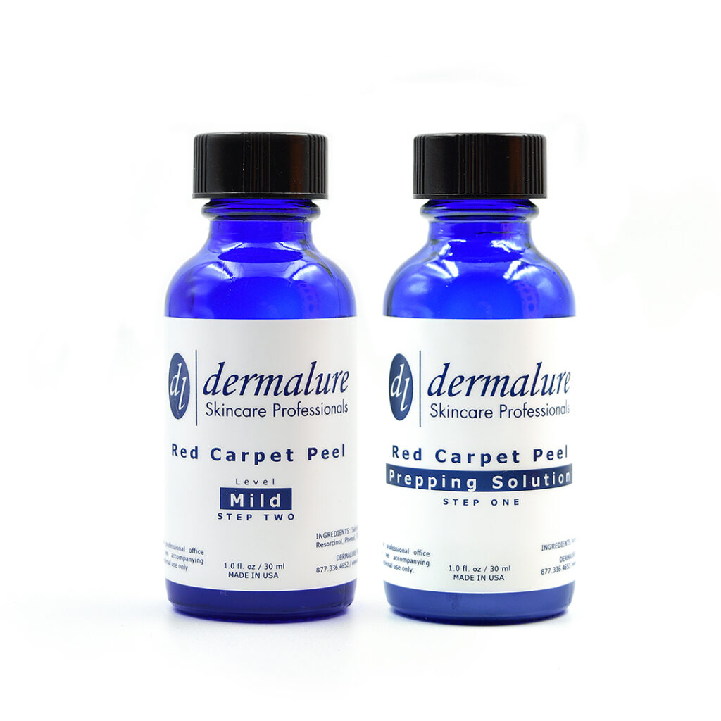 Red Carpet Peel (Potent) + Prep Solution - Dermalure
